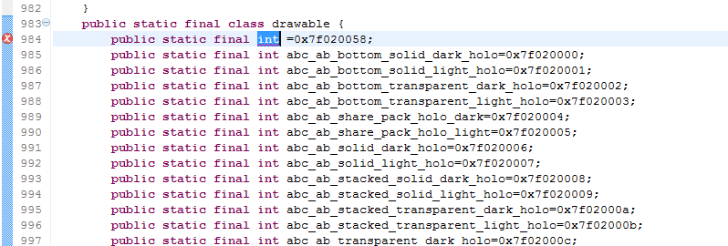 Syntax Error On Token Int Variabledeclaratorid Expected After This