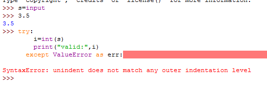 Python Syntaxerror Unindent Does Not Match Any Outer Indentation Level