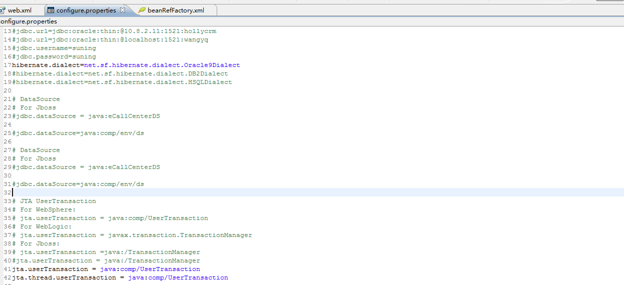 Spring错误：error Creating Bean With Name Usertransaction Defined In